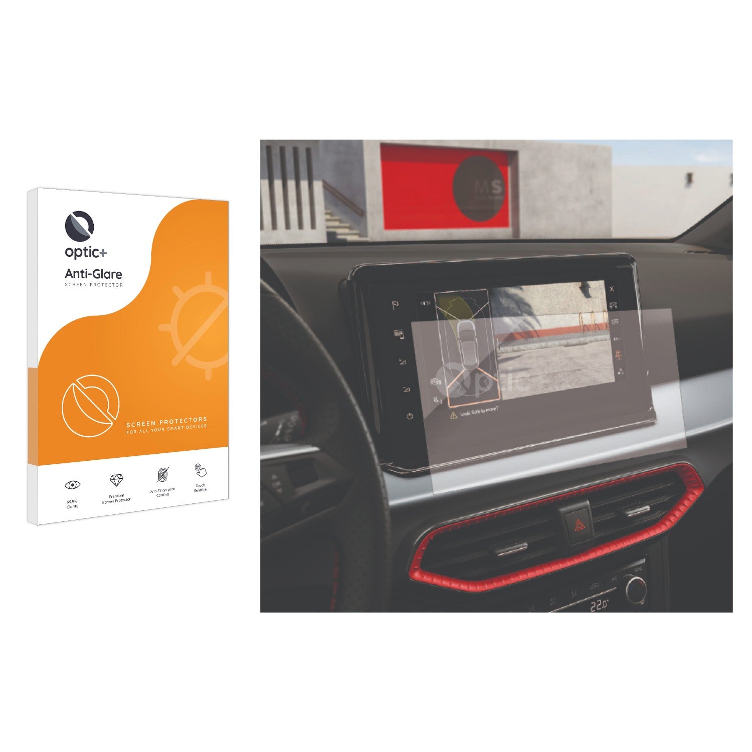 Optic+ Anti-Glare Screen Protector for Seat Ibiza Style Edition 9.2" 2024 - ScreenShield