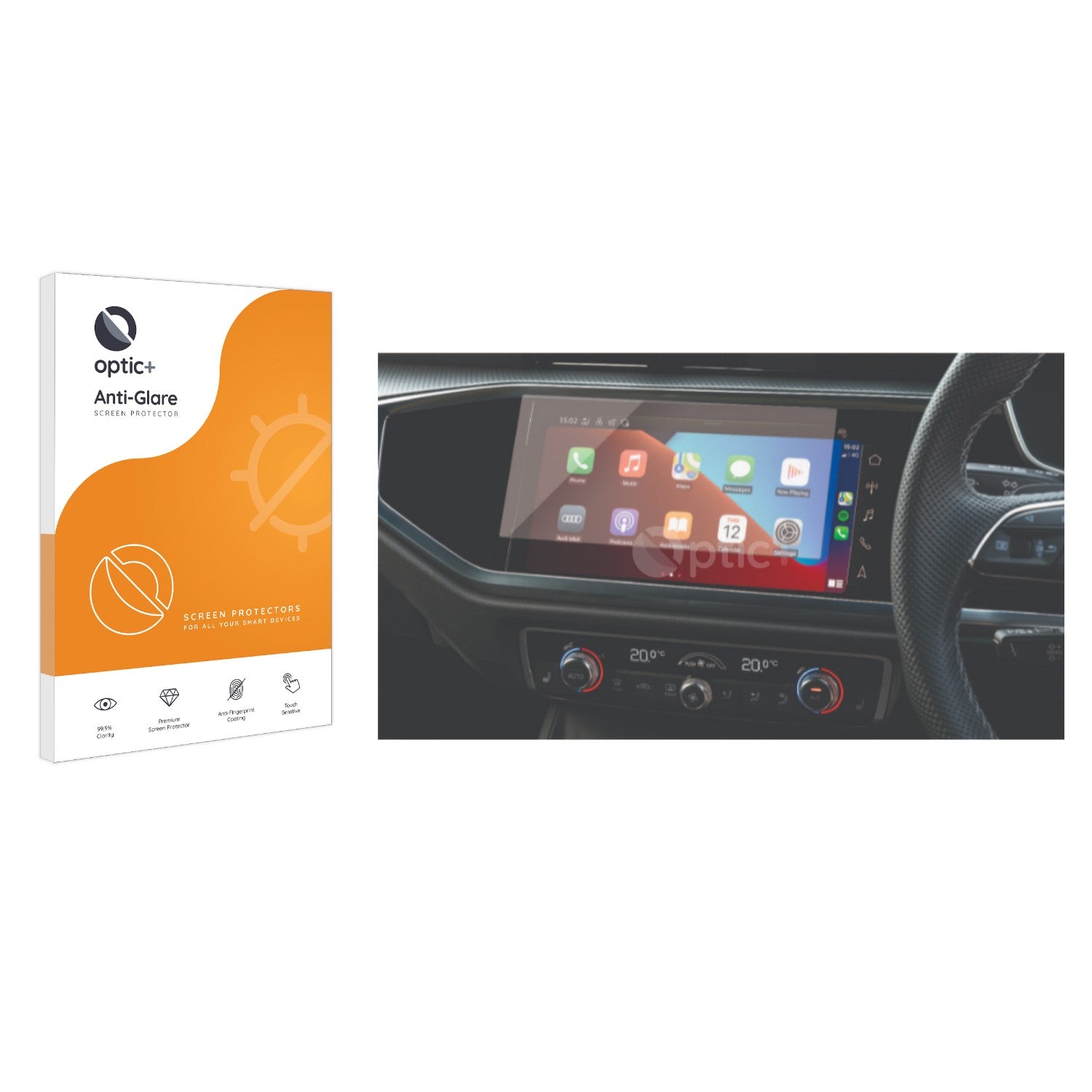 Optic+ Anti-Glare Screen Protector for Audi Q3 Sportback 2023 - ScreenShield