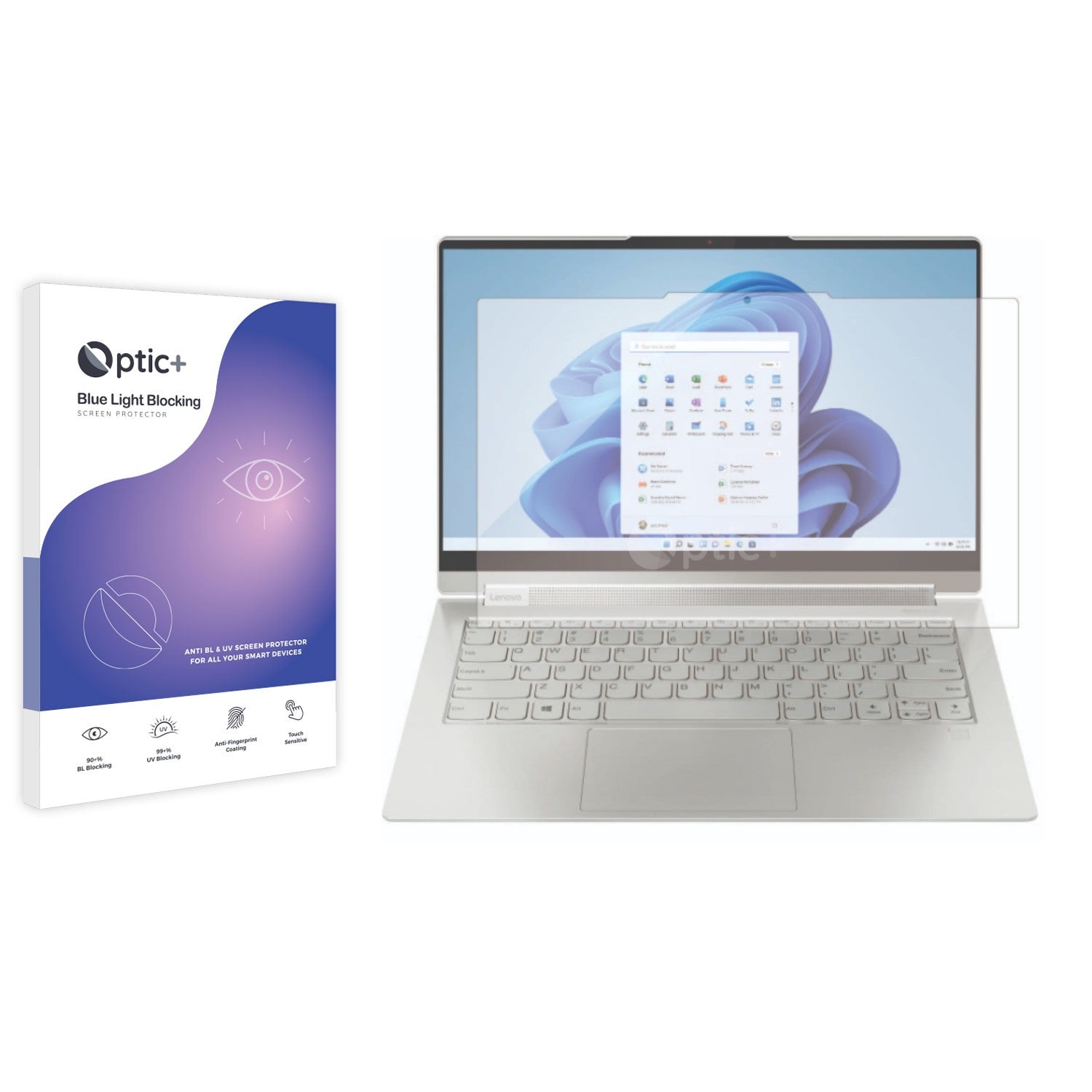 Optic+ Blue Light Blocking Screen Protector for Lenovo Yoga 9i Gen 9 14" - ScreenShield