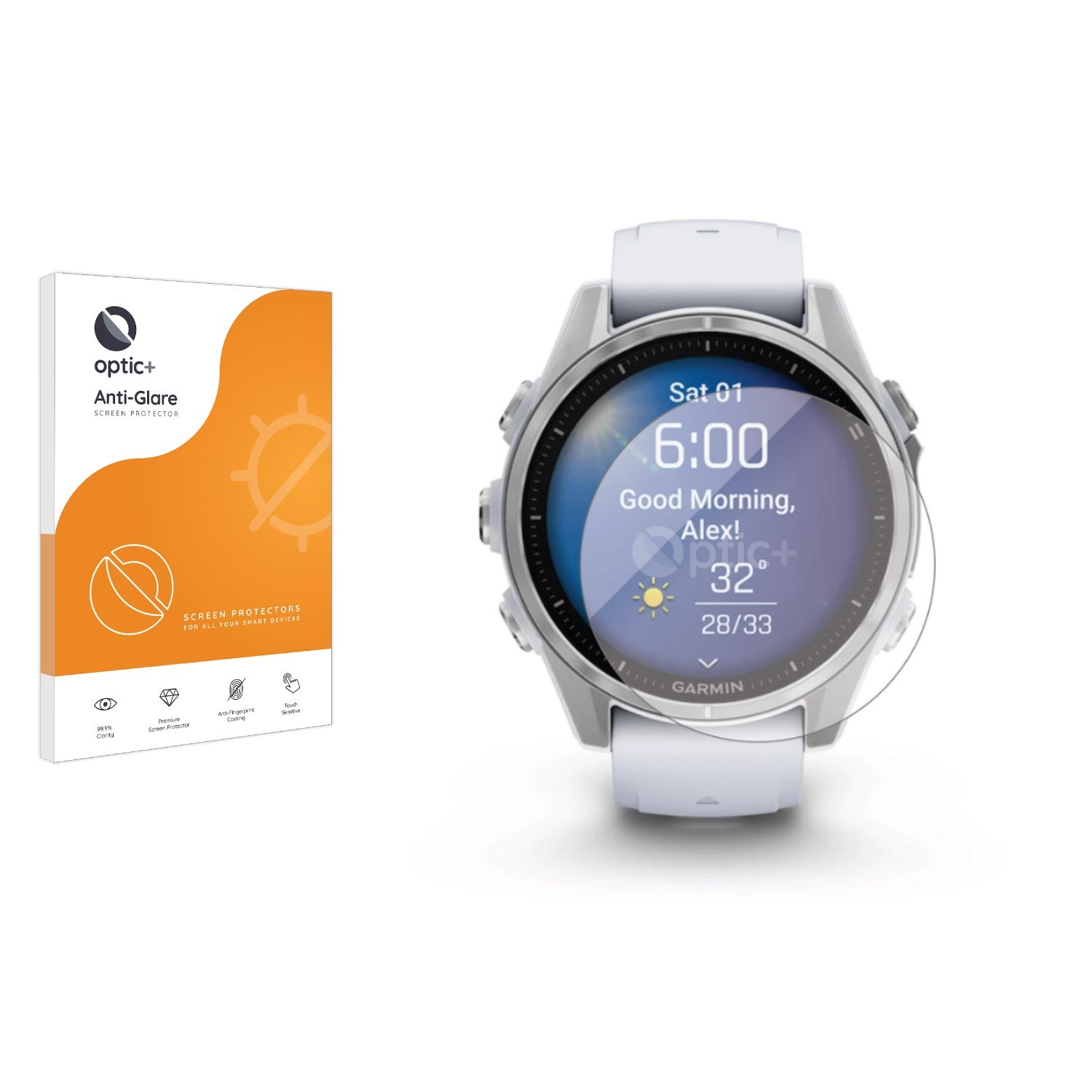 Screen Protectors for Garmin Fenix 8 (43mm) - ScreenShield