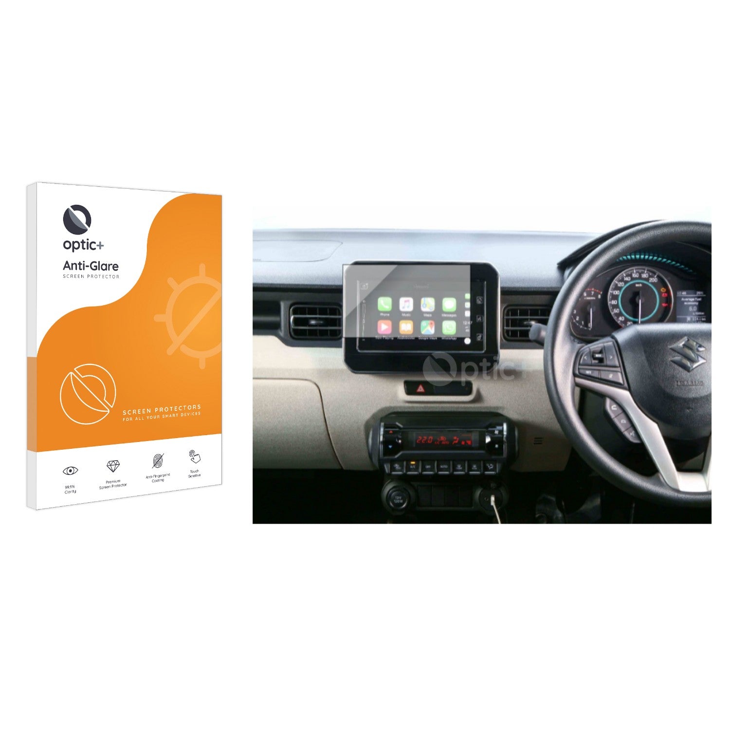 Optic+ Anti-Glare Screen Protector for Suzuki Swift Sport 2023 ...