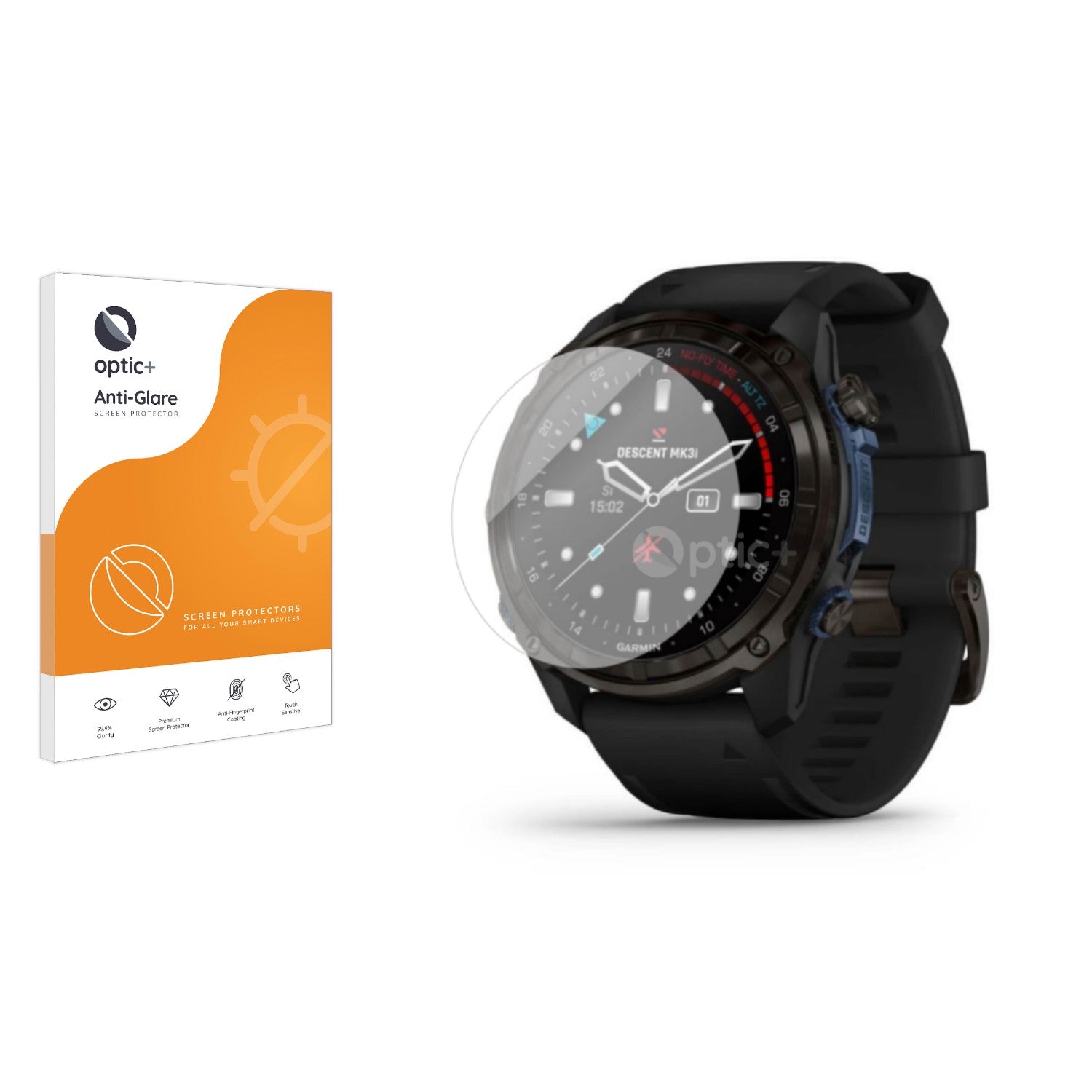 Screen Protectors for Garmin Descent Mk3 (43 mm) - ScreenShield