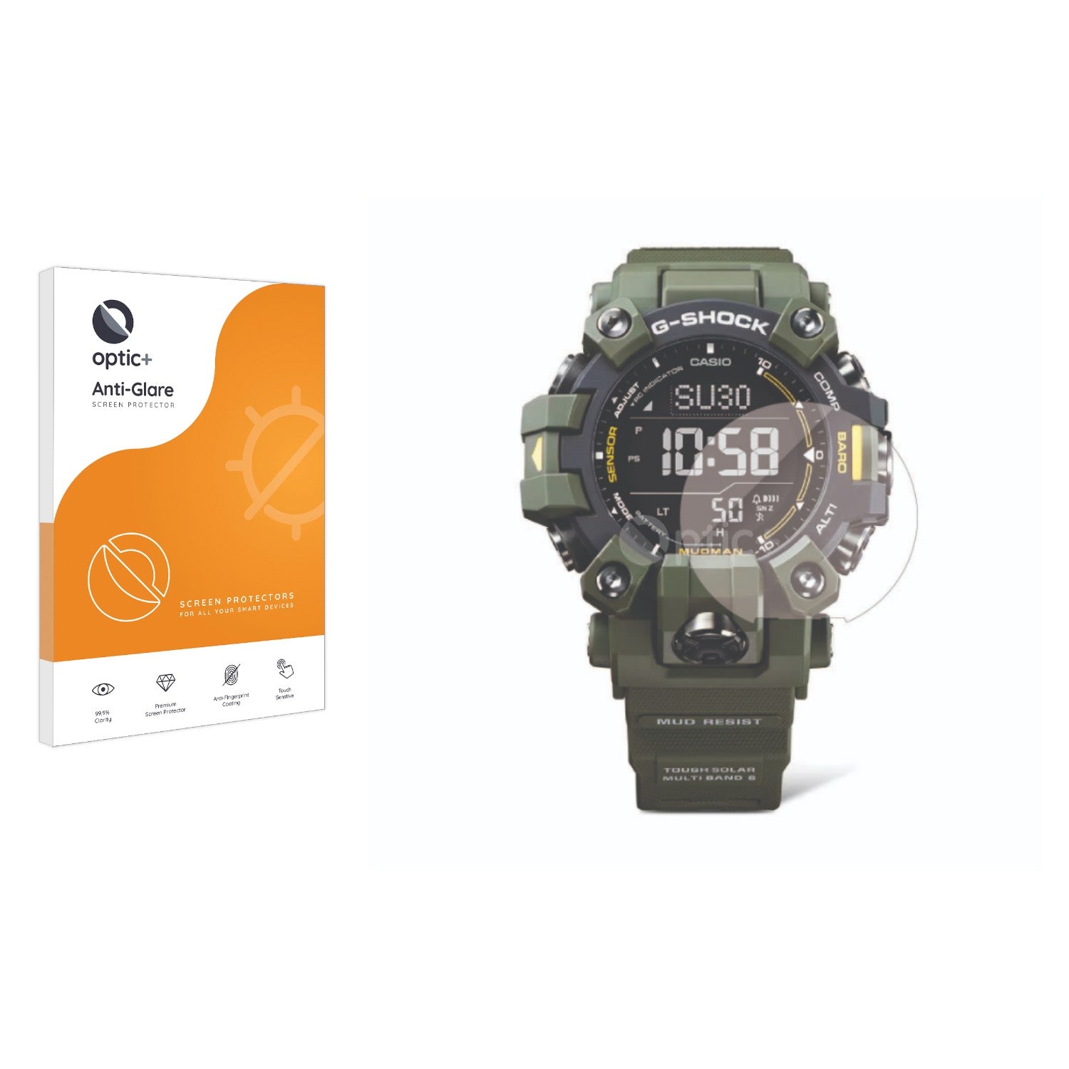 Screen Protectors for Casio G-Shock GW-9500 - ScreenShield