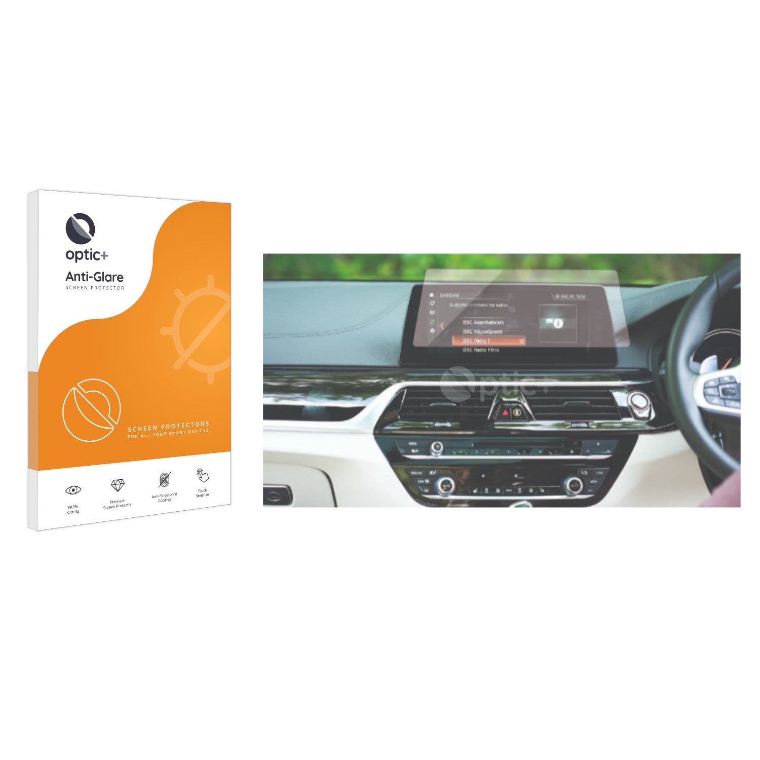 Optic+ Anti-Glare Screen Protector for BMW 5 Touring G31 69 2019 ...
