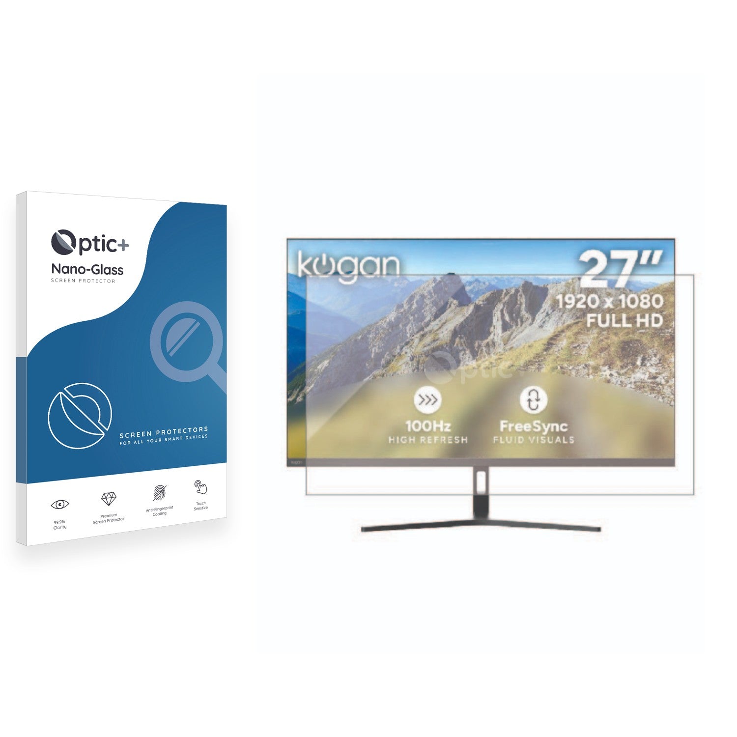 Screen Protectors for Kogan 27" Full HD Frameless FreeSync Monitor ...