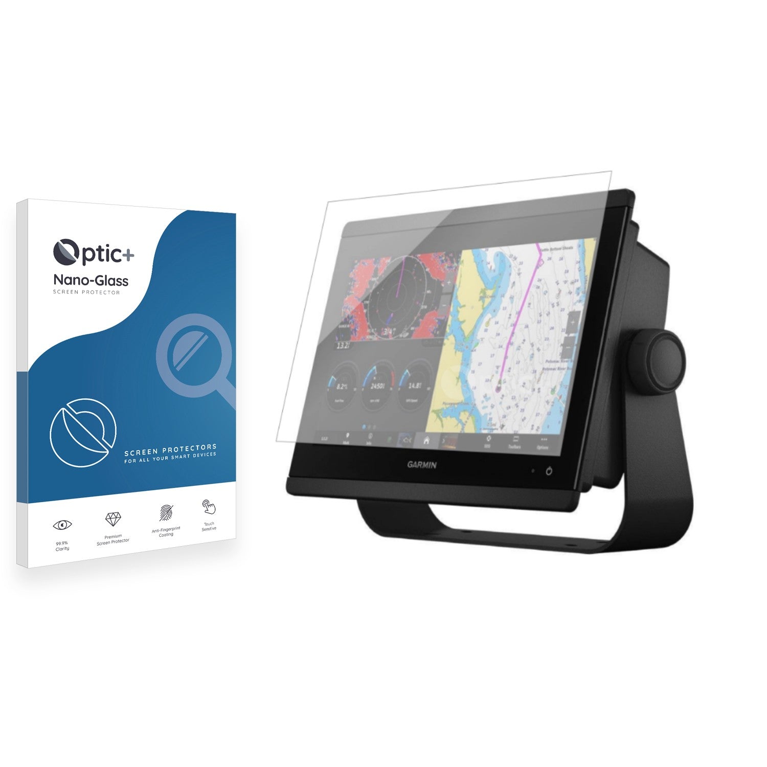 Screen Protectors for Garmin GPSMAP 8612 - ScreenShield