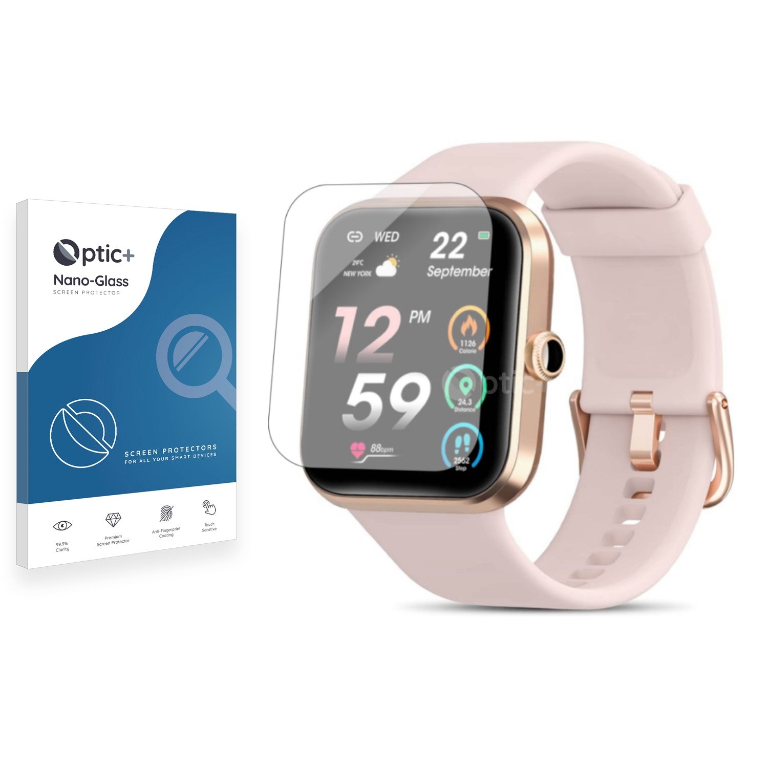 Optic+ Nano Glass Screen Protector for Aptkdoe P66D 1.85" - ScreenShield