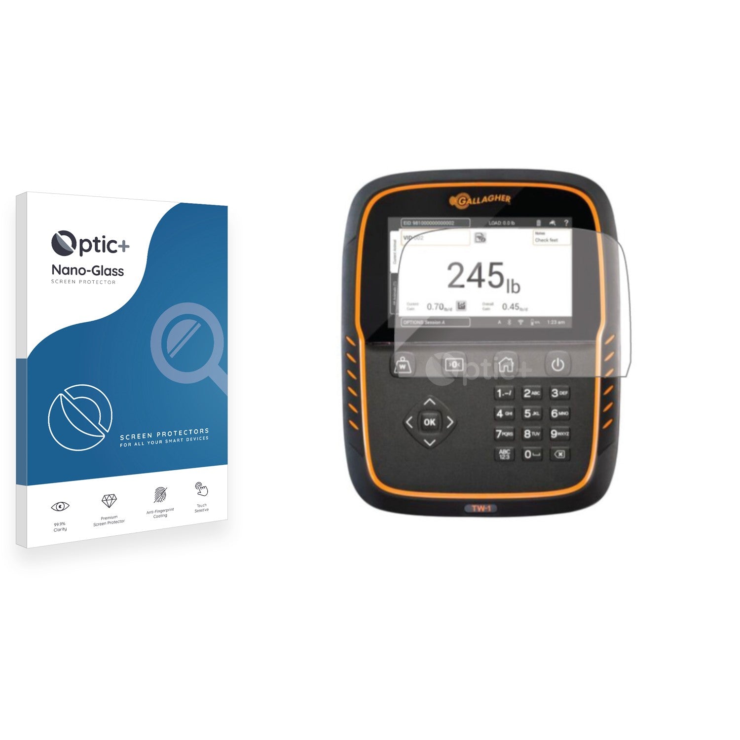 Screen Protectors for Gallagher TW-1 Weigh Scale - ScreenShield