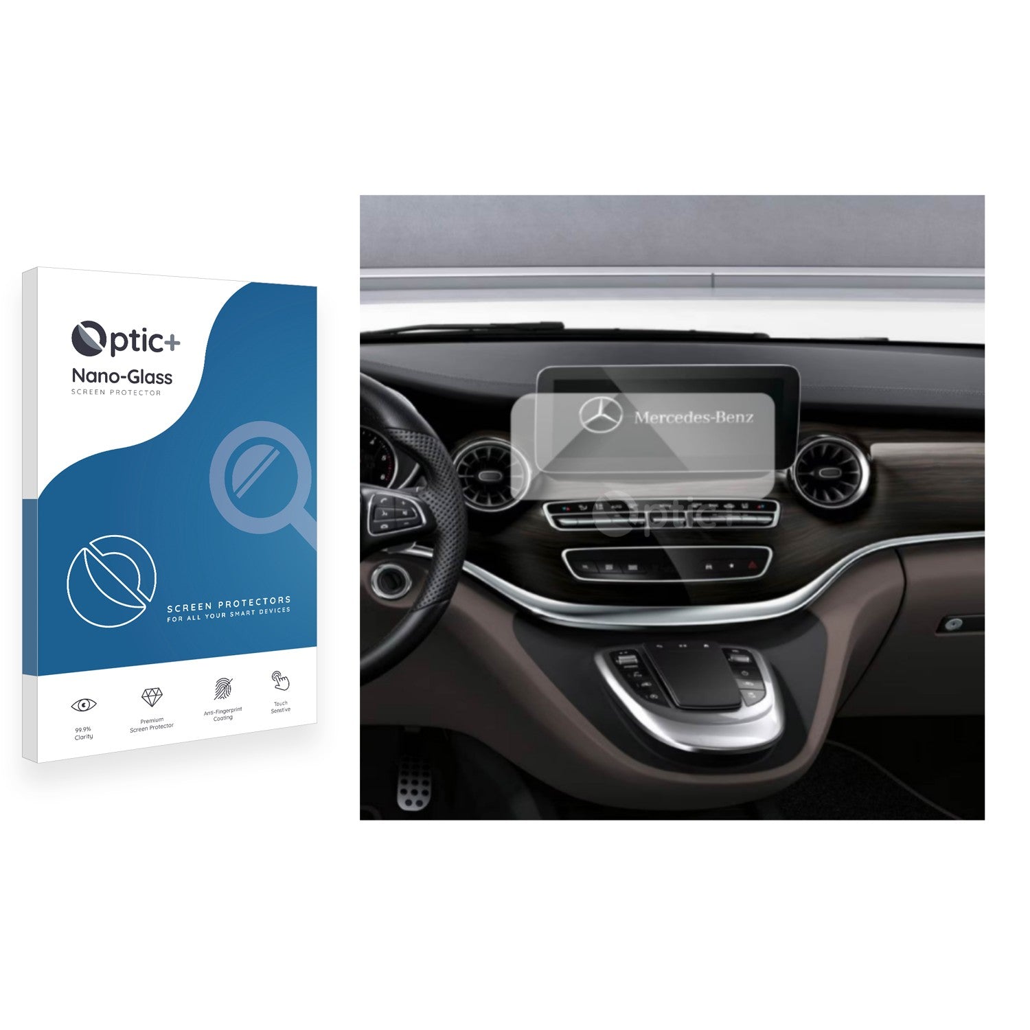 Screen Protectors for Mercedes-Benz V-Class V250d 2022 Infotainment ...
