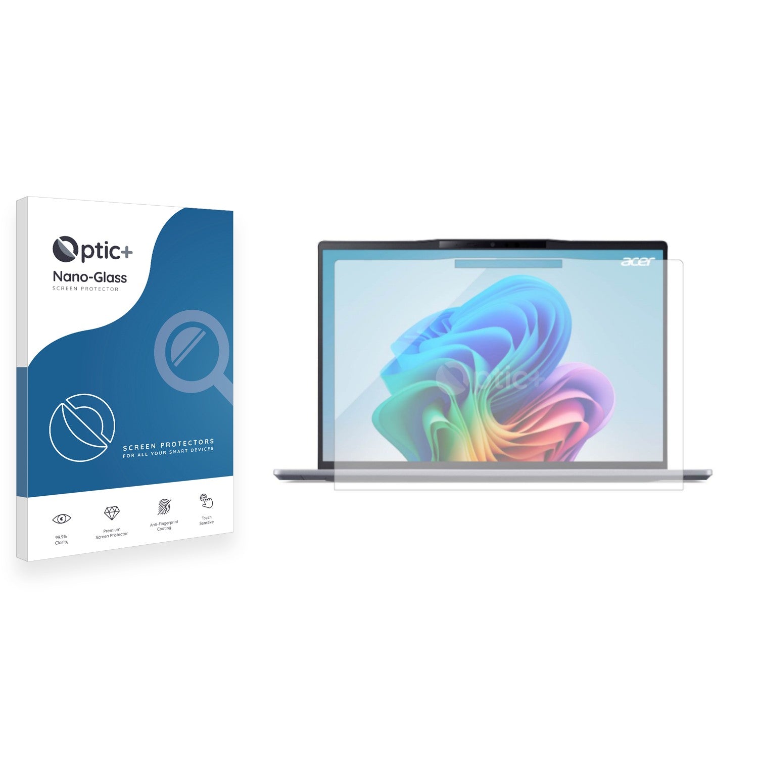 Optic+ Nano Glass Screen Protector for Acer Swift Go 14 AI - ScreenShield