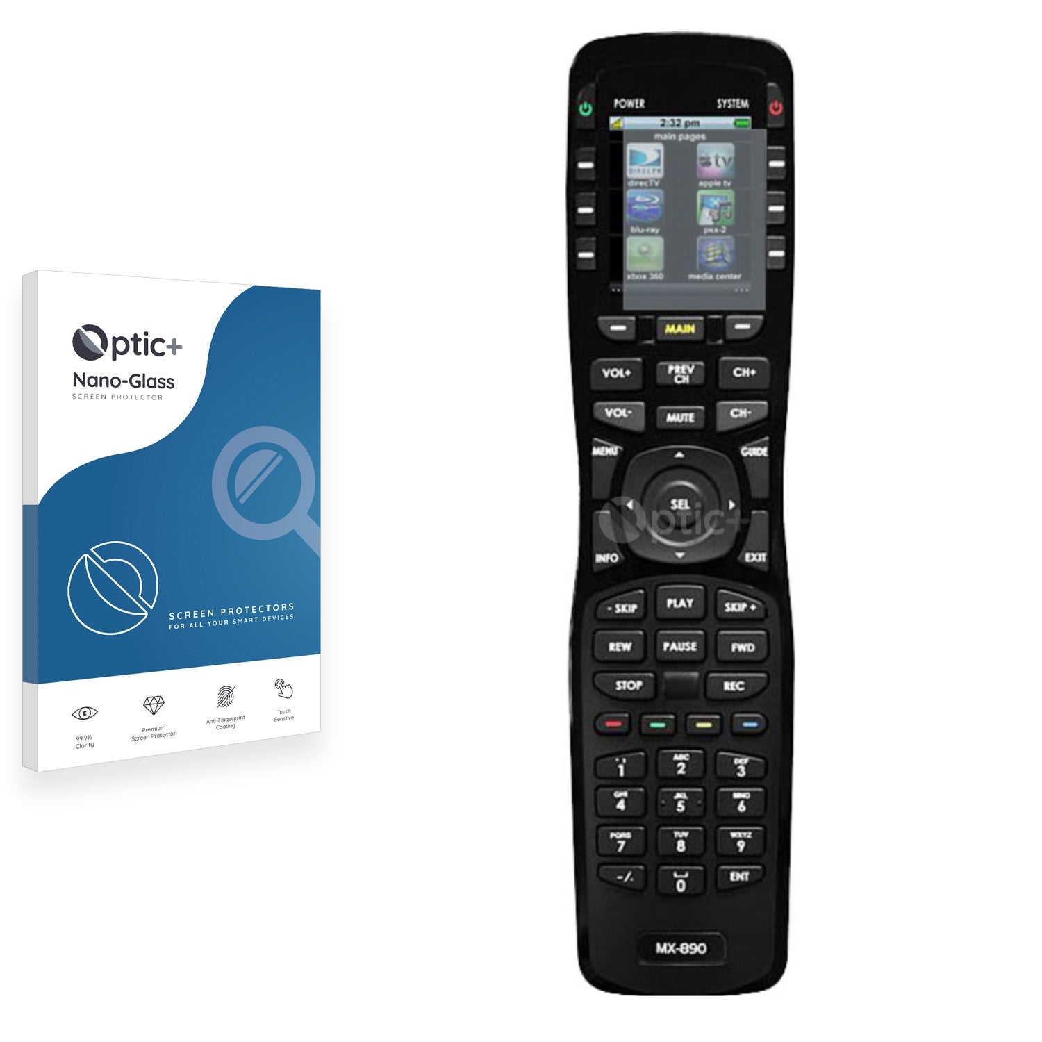 Screen Protectors for URC Remote Control MX-890 – ScreenShield