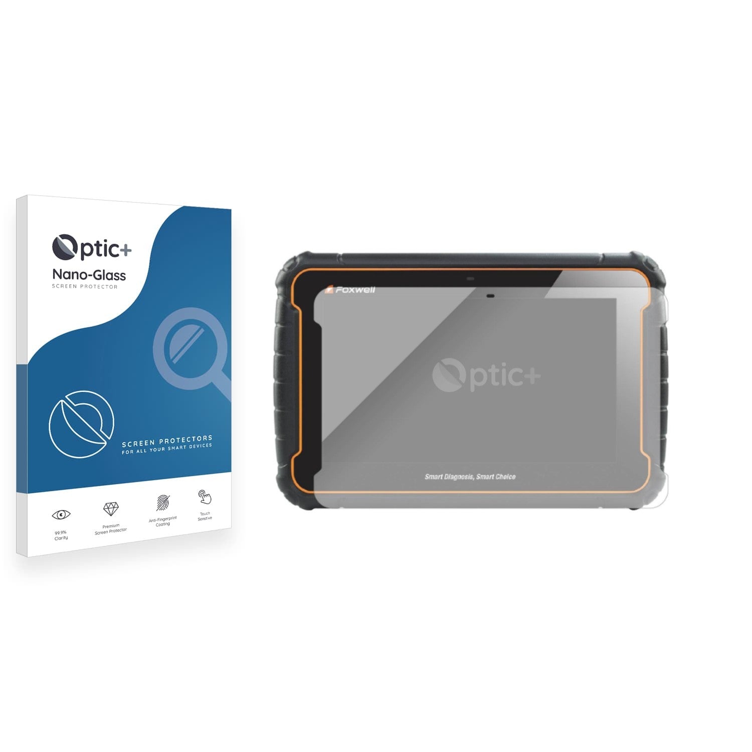 Optic+ Nano Glass Screen Protector for FOXWELL i70 Workshop Scan Tool ...