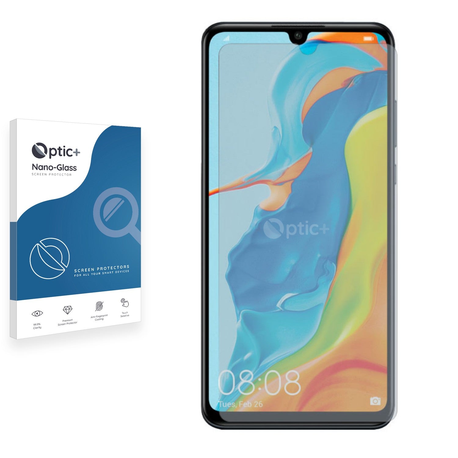 Optic+ Nano Glass Screen Protector for Huawei P30 lite - ScreenShield