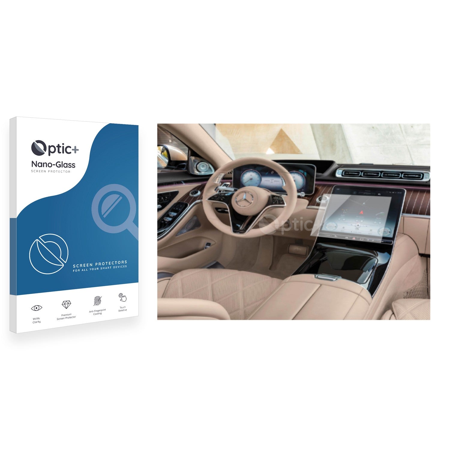 Screen Protectors for Mercedes-Benz Maybach S-Class Z223 2022-2023 ...