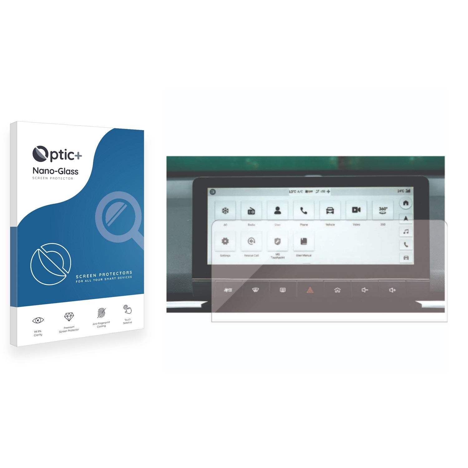 Screen Protectors for MG4 Electric 10.25" Infotainment screen ...