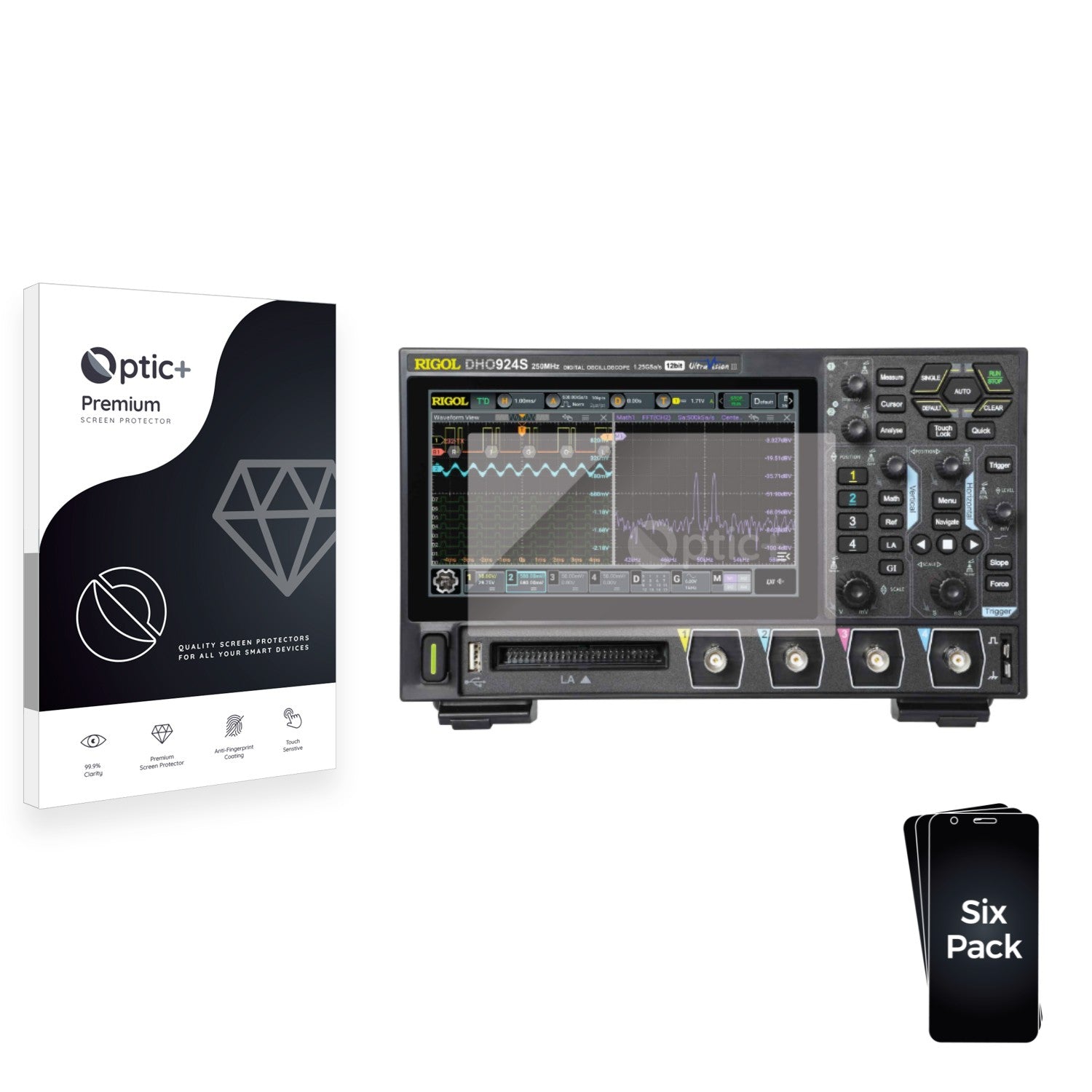 Screen Protectors for Rigol DHO900 Series Oscilloscope - ScreenShield