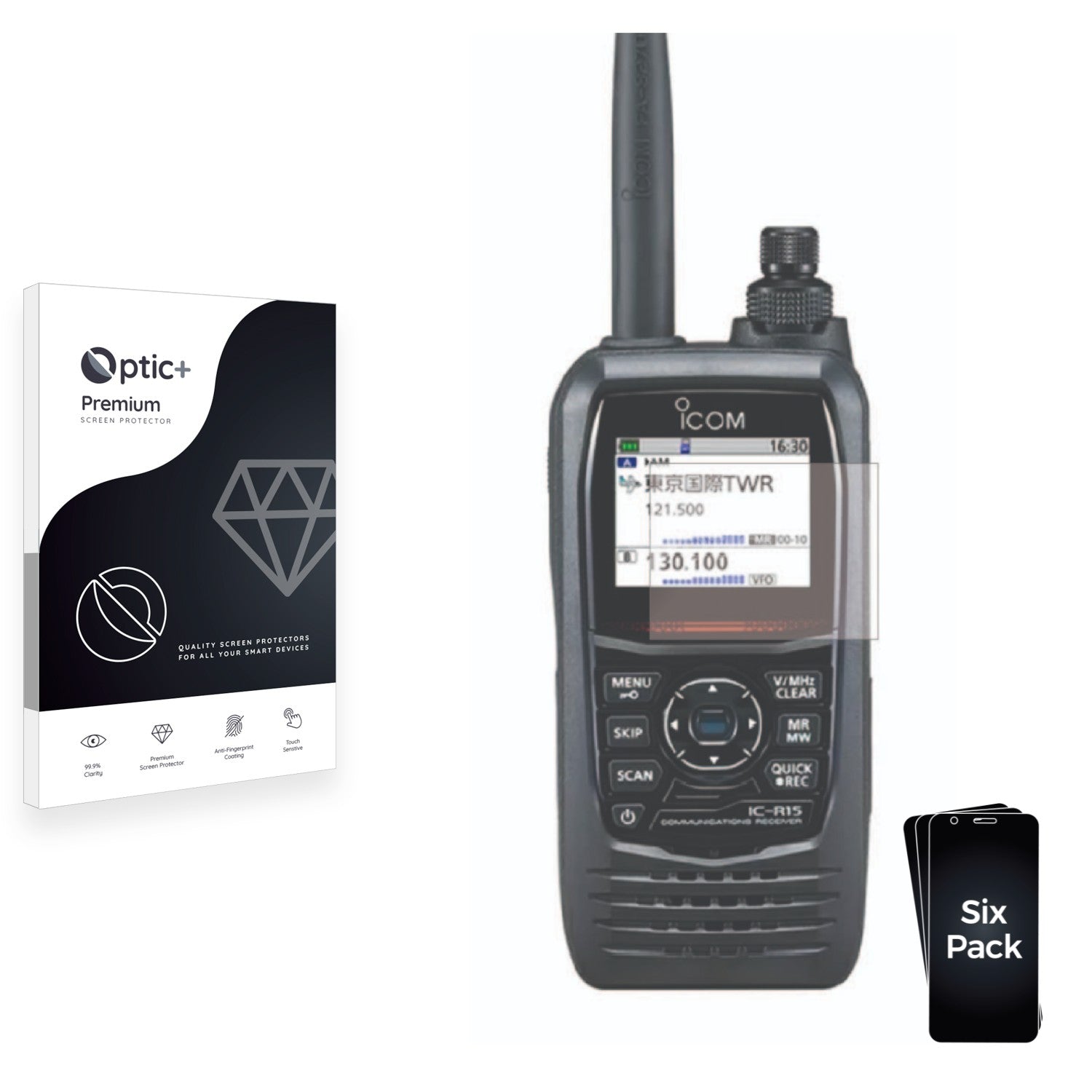 Screen Protectors for Icom IC-R15 - ScreenShield