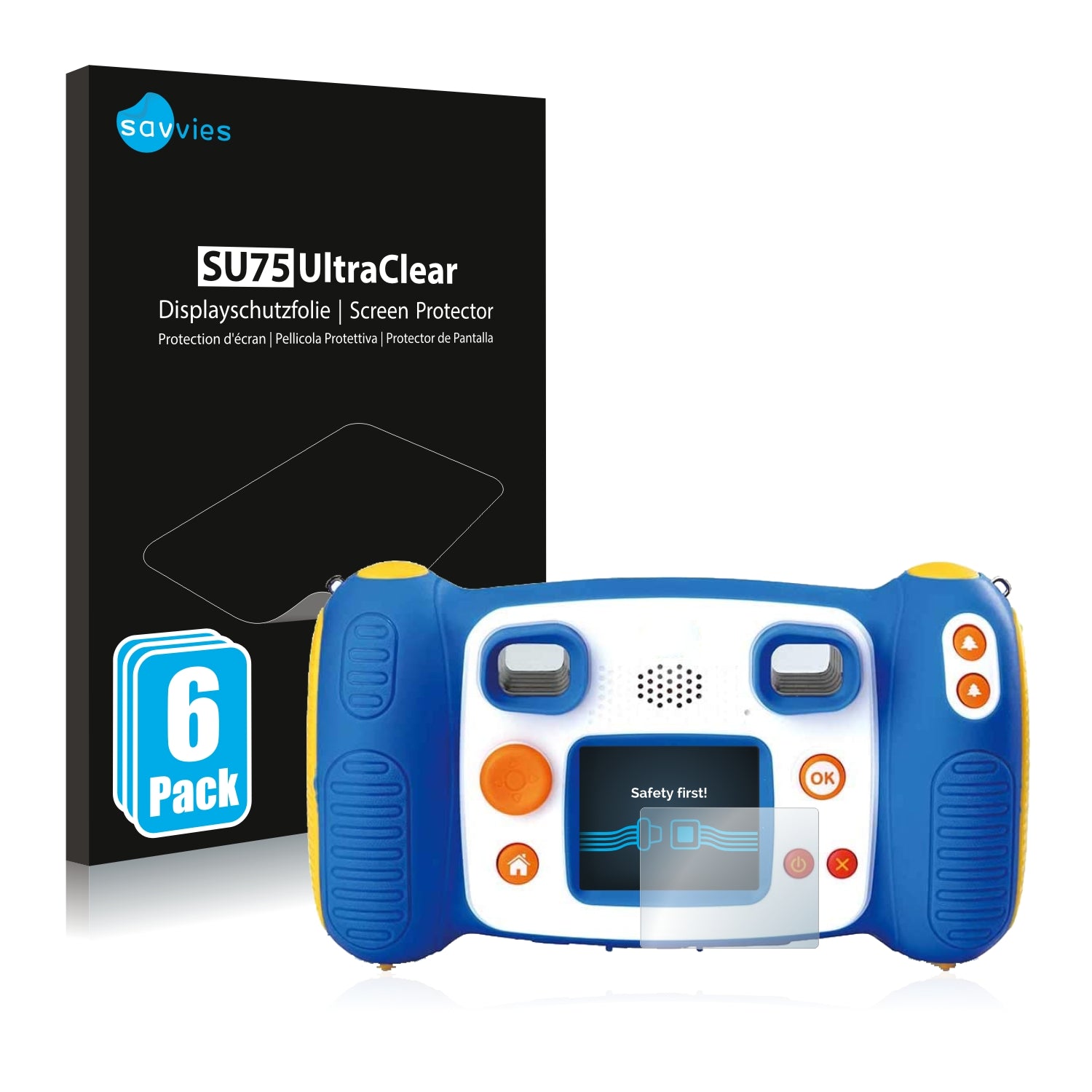 Screen Protectors for Vtech Kidizoom Smile - Nano Glass, Anti-Glare ...