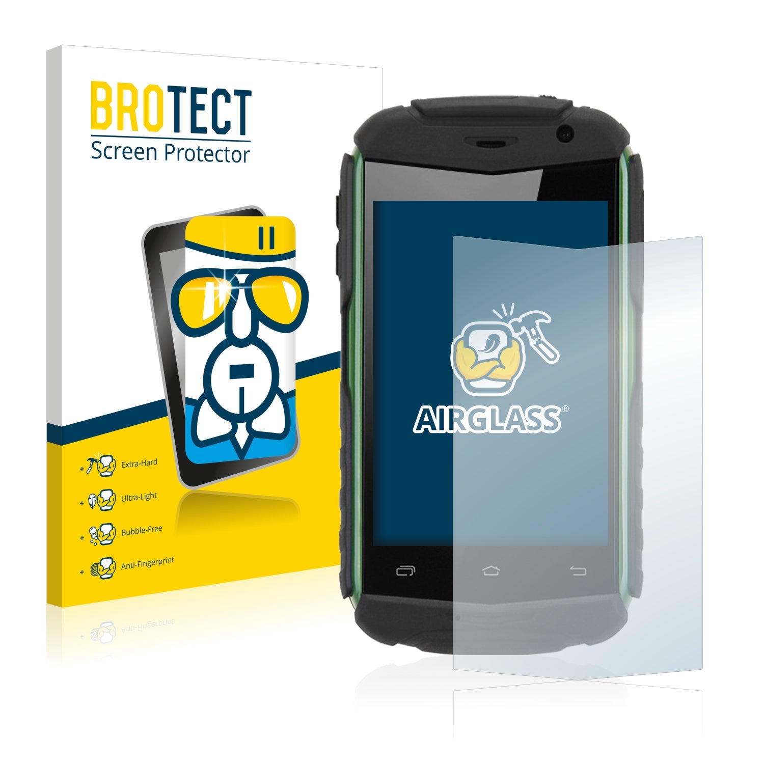 BROTECT AirGlass Glass Screen Protector for Doogee Titans DG150 ...