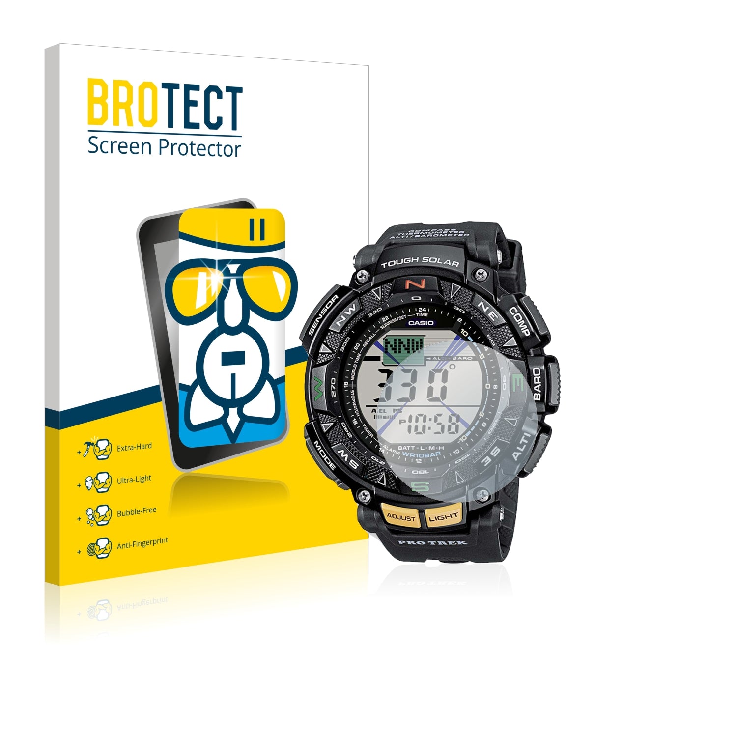 Screen Protectors for Casio Pro Trek PRG-240-1ER – ScreenShield