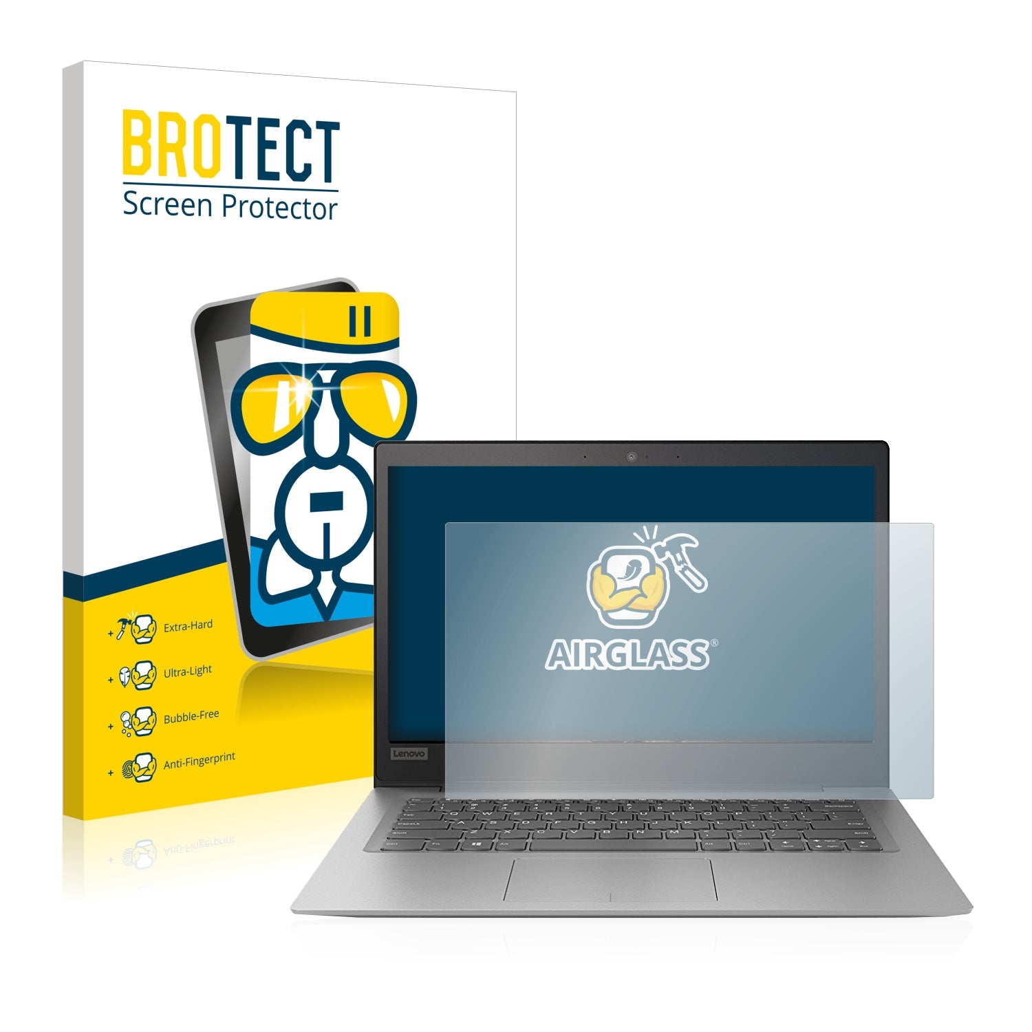BROTECT AirGlass Glass Screen Protector for Lenovo IdeaPad 120S (14 ...