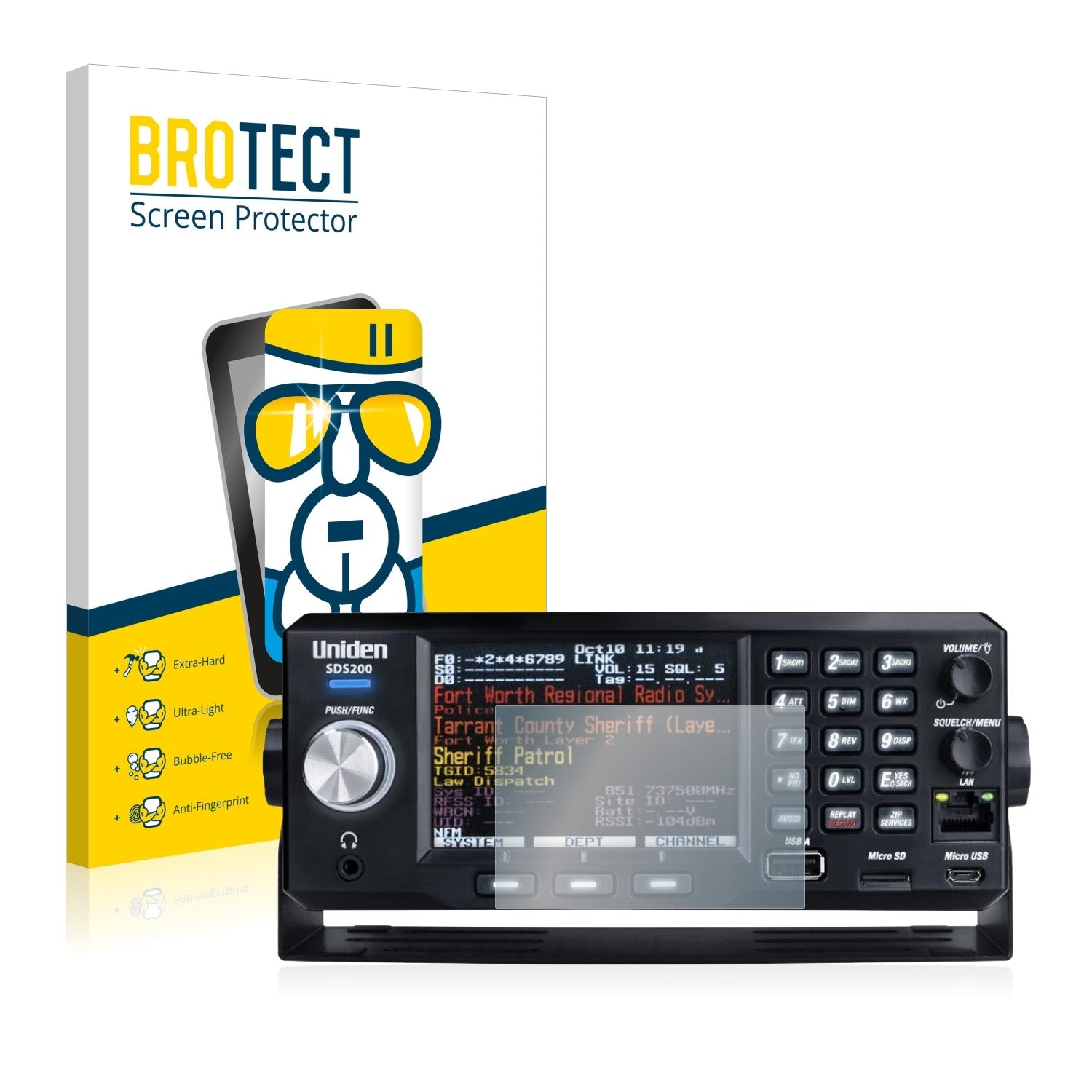 Screen Protectors for Uniden SDS200E – ScreenShield