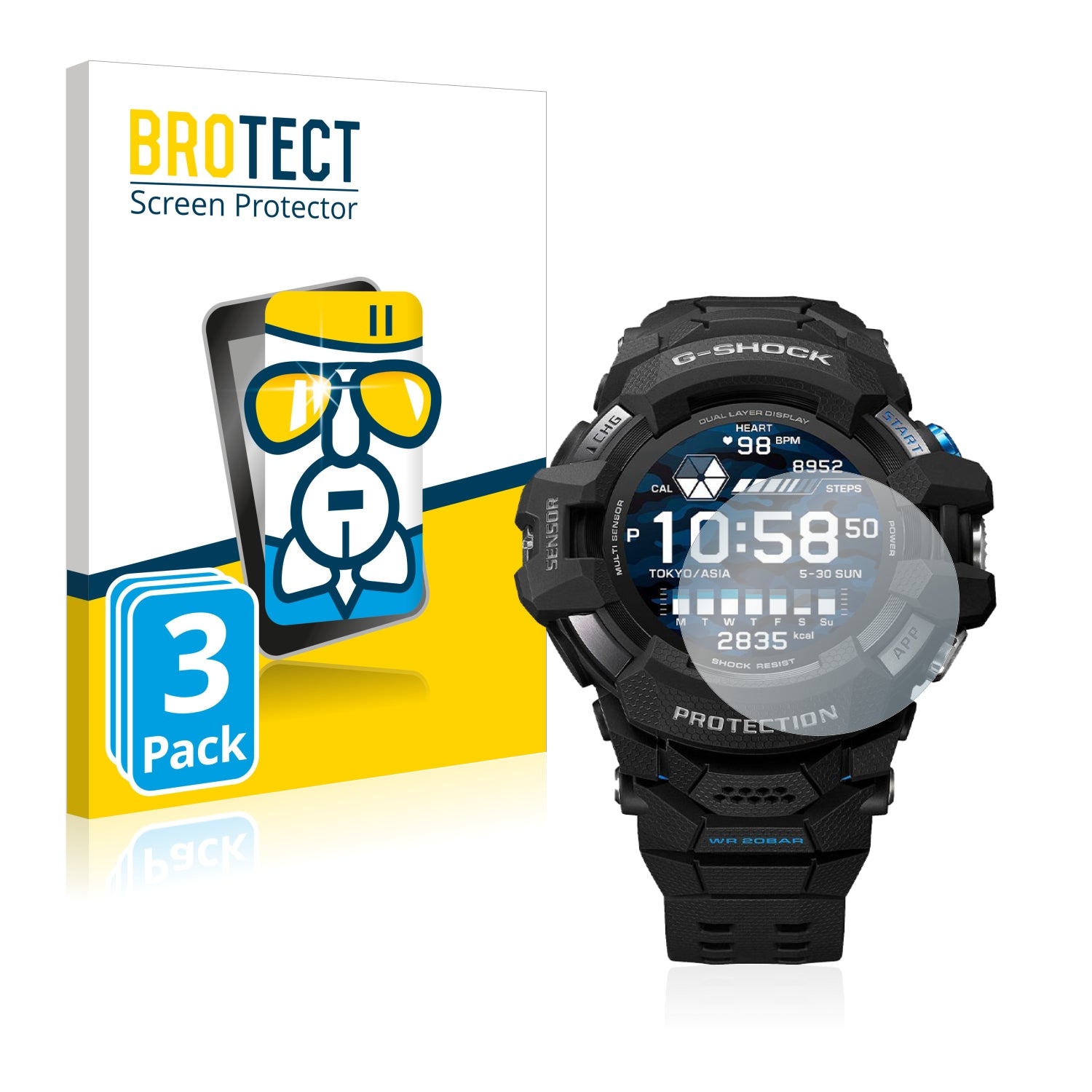Screen Protectors for Casio G-Shock GSW-H1000 – ScreenShield